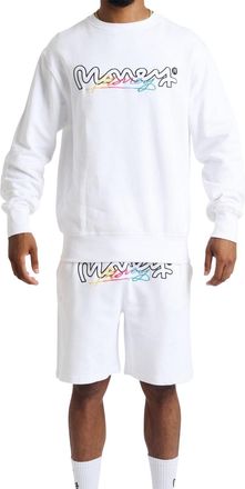 Money Clothing Chop Vice Sweatshirt f&uuml;r Herren, Rundhalsausschnitt (Wei&szlig;)