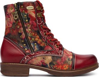 Laura Vita Schn&uuml;rschuhe Laura Vita Anitao 10 Rot