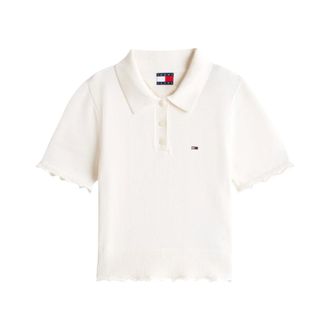 Tommy Jeans Damen, Oberteile, Wei&szlig;, MGr&ouml;&szlig;e