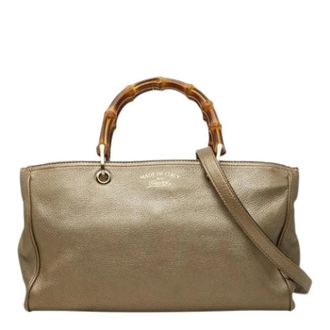 Gucci Pre-owned Cuir sacs-gucci - Femme - Pre-owned - Brun - Taille: ONE Size