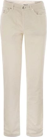 Brunello Cucinelli Homme, Jeans, Blanc, Taille: S Pantalons