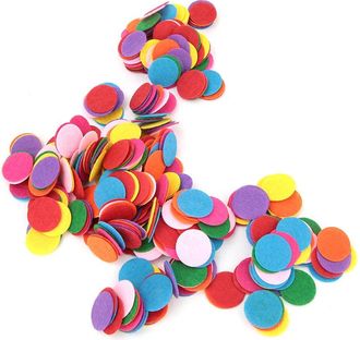 CHICIRIS Umweltfreundliche Filz-Pads in Runder Form, Tischdekoration f&uuml;r Hochzeiten, 200 St&uuml;ck, 4 cm Filz-Pads f&uuml;r DIY-Kunst und Handwerk (Gro&szlig;e Gr&ouml;&szlig;e 4 cm (20