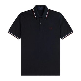 Fred Perry M12 Polo - - Tops - Herren - Blau - 3XS
