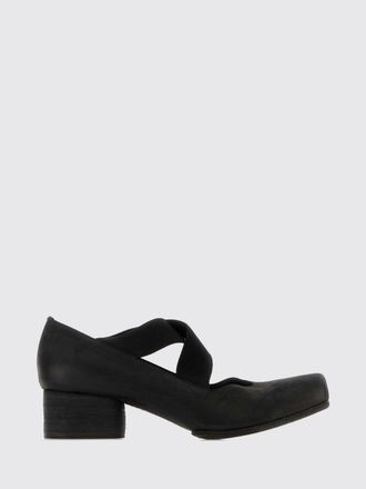Uma Wang Ballerines Mary Jane en cuir de veau lisse avec bout carr&eacute;