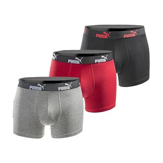 Puma Puma, Homme, Sous-v&ecirc;tements, Multicolore, Taille: L Pack de sous-v&ecirc;tements multicolore avec logo