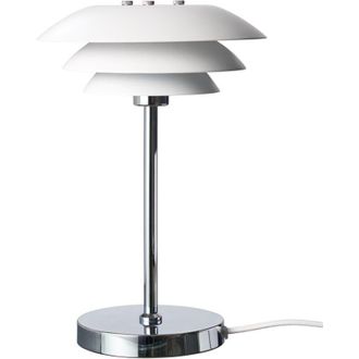 Dyberg Larsen Dyberg Larsen DL20 Tischlampe Wei&szlig; 30 cm Durchmesser 20