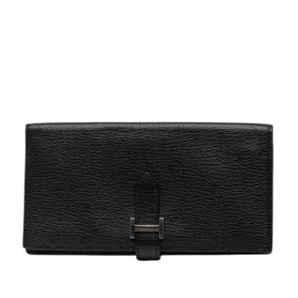 Herm&egrave;s Pre-owned Leder Portemonnaies - - Pre-owned - Damen - Schwarzk - ONE SIZE