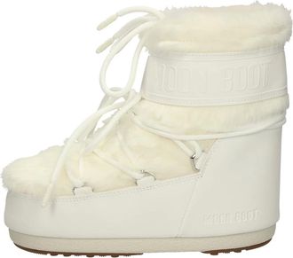 Moon Boot Femme, Chaussures, Blanc, Taille: 36 EU Icon Low