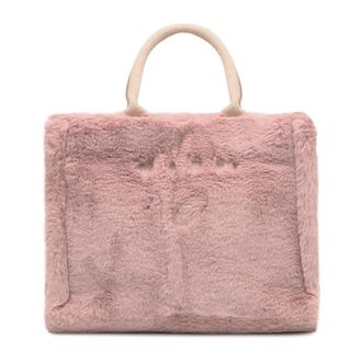 Marni Faux Fur Tote - - Bags - Damen - Rosa - ONE SIZE