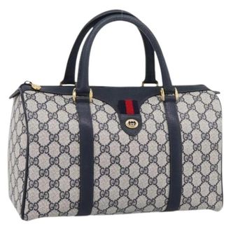 Gucci Pre-owned Vintage Boston Bag - - Pre-owned - Damen - Blau - ONE SIZE