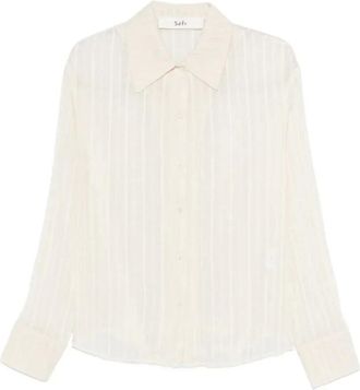 S&eacute;fr Femme, Blouses et Chemises, Beige, Taille: 36 FR Chemises