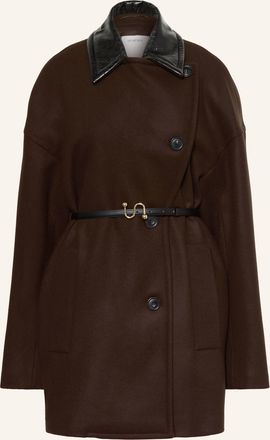 Sportmax Sportmax Wollmantel Curvone braun