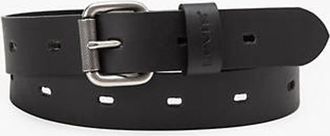 Levi's Oval Perf G&uuml;rtel - Herren - Schwarz / Schwarz