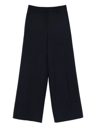 Fabiana Filippi pantalon &agrave; coupe ample - Bleu