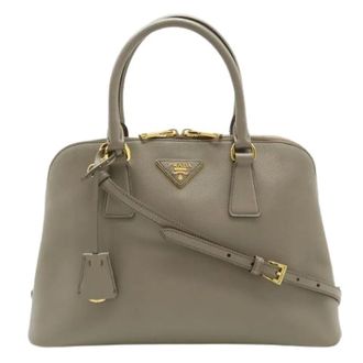 Prada Pre-owned Saffiano 2way Tasche - - Pre-owned - Damen - Beige - ONE SIZE