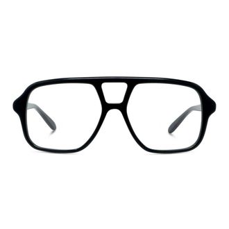 Loewe Femme, Accessoires, Noir, Taille: ONE Size Lunettes de Pilote Noires Monture Ac&eacute;tate