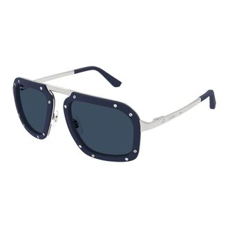 Cartier Ct0573S 002 Sonnenbrille - - Accessories - Herren - Blau - 55 MM