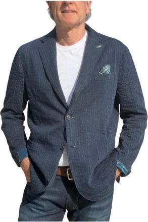 Bob Homme, Vestes, Bleu, Taille: L David 495 Blazer