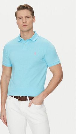 Polo Ralph Lauren Poloshirt Core Replen 710782592 Blau Custom Slim Fit