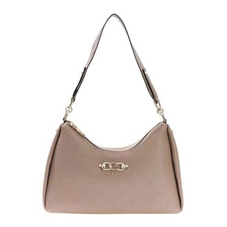 Guess Anise Double Zip Schultertasche - - Bags - Damen - Beige - ONE SIZE