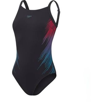Speedo Damen Badeanzug SHAPING SCOOP NECK 1PC PLMT AF