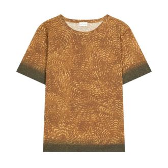 Dries Van Noten Herren T-Shirt Hubba PR 1609 - - Tops - Herren - Braun - XL