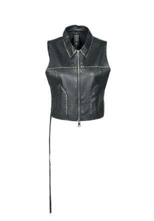 Freaky Nation Lederjacke Be Vibed-FN