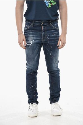 Dsquared2 Jeans COOL GUY Vintage Effect with Paint Details 16cm size 48