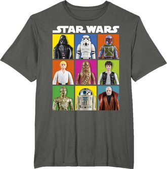 Star Wars Group Shot Toy Box Panels T-Shirt