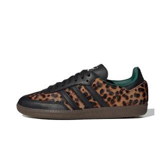 adidas Samba OG Schwarz Gr&uuml;n Leopard Sneakers - - Sport - Herren - Braun - 43 1/3 EU