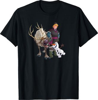 Disney Frozen Kristoff Olaf Sven T-Shirt T-Shirt