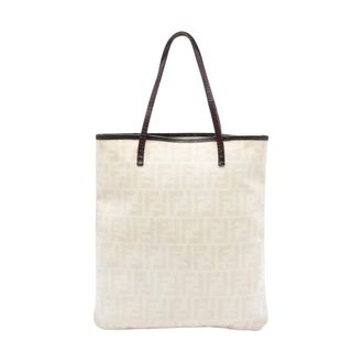 Fendi Sac cabas Pre-owned - Femme - Pre-owned - Beige - Taille: ONE Size