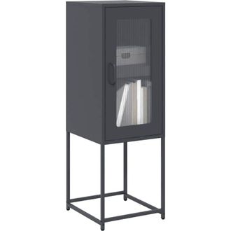 vidaXL Buffet anthracite 36x39x107 cm acier laminé à froid - Vidaxl