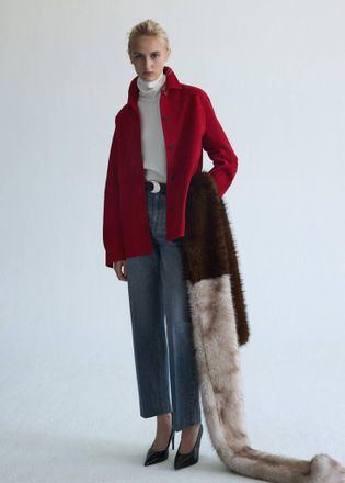 Mango Jean ballon 7/8 bleu moyen - Femme - 32 - MANGO