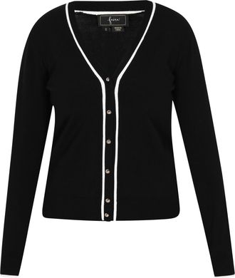 Faina Strickjacke Frauen Schwarz