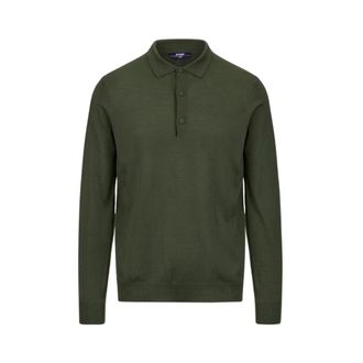 K-Way Merino-Wollmischung Polo-Shirt - - Tops - Herren - Gr&uuml;n - S