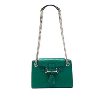 Gucci Pre-owned Emily Sac Bandouli&egrave;re - Femme - Pre-owned - Vert - Taille: ONE Size