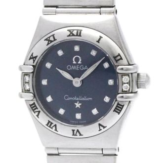 Omega Pre-owned Constellation 1567.89 Montre - Femme - Pre-owned - Bleu - Taille: ONE Size