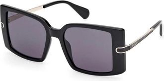 Max & Co. Femme, Accessoires, Noir, Taille: 53 MM Mo0120 Lunettes de soleil