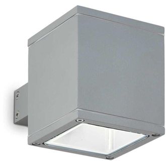 Ideal Lux Ideal Lux - Snif - 1 Lumière Murale Extérieure Up Down Gris Clair, Putty IP44, G9