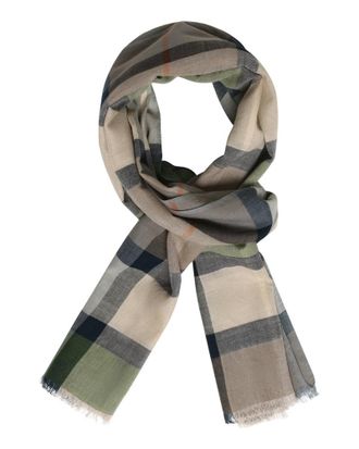 Tom Rusborg Leichter Baumwollschal mit Karomuster in