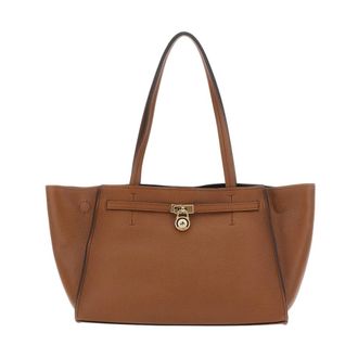 Michael Kors Hamilton Moderne Large East-West Fold Tote - - Bags - Damen - Braun - ONE SIZE