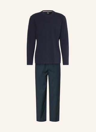 HUGO BOSS Schlafanzug Chris blau