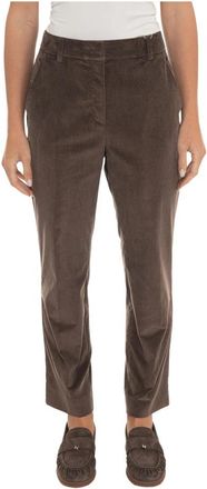 Max Mara Marruca Samt-Hose - - Trousers - Damen - Braun - XS