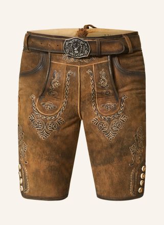 HIRSCHER Hirscher Trachten-Lederhose Salzburg braun