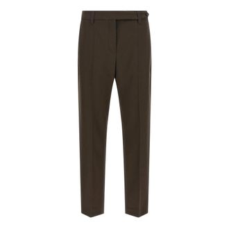Brunello Cucinelli Slim-Fit-Hose - - Trousers - Damen - Braun - XL
