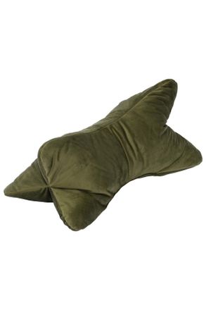 Boxxx Leseknochen, Olivgr&uuml;n, Textil, F&uuml;llung: Viskoelastik-St&auml;bchen, 24x42 cm, Schlaftextilien, Kopfkissen & Nackenkissen, Nackenkissen