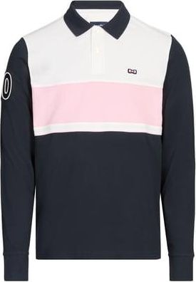 Eden Park Polo lange Baumwollärmel - Rose