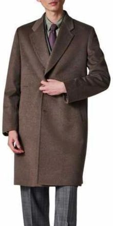 Paul Smith Homme, Manteaux, Brun, Taille: S Manteau Coupe Droite avec Martingale