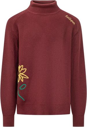 KidSuper Studios Gestrickter Pullover mit Blumenmuster - - Knitwear - Herren - Rot - M